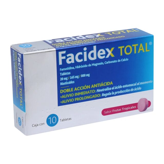 FACIDEX TOTAL 20 MG/165MG/800 MG 10 TABLETAS MASTICABLES – Farmapronto