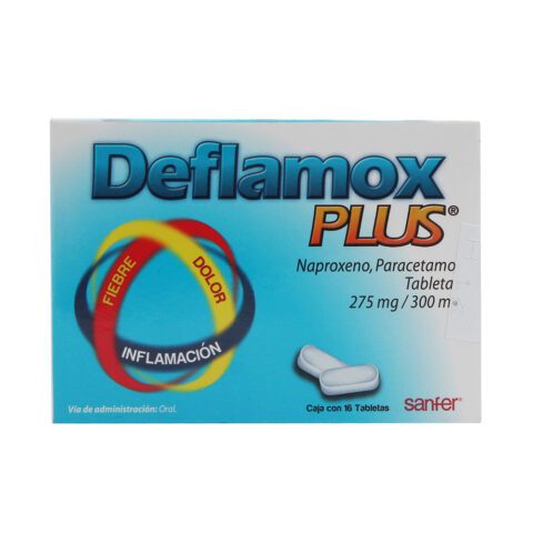 DEFLAMOX PLUS 275MG/300MG TABLETAS C/16 – Farmapronto